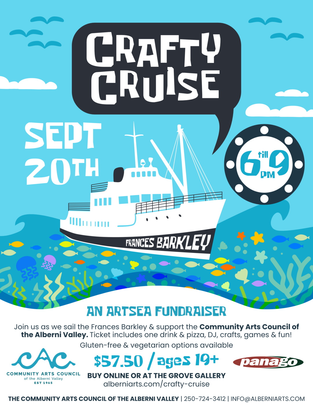 Crafty Cruise on the Frances Barkley - Alberni Valley Tourism