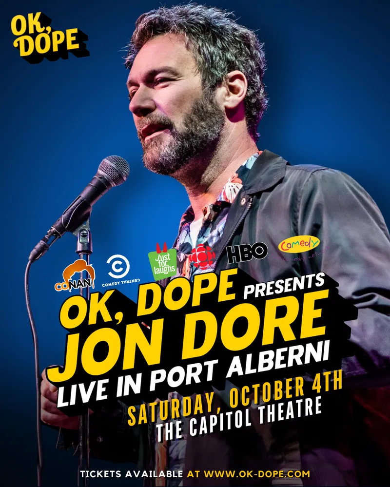 Jon Dore Live in Port Alberni - Alberni Valley Tourism